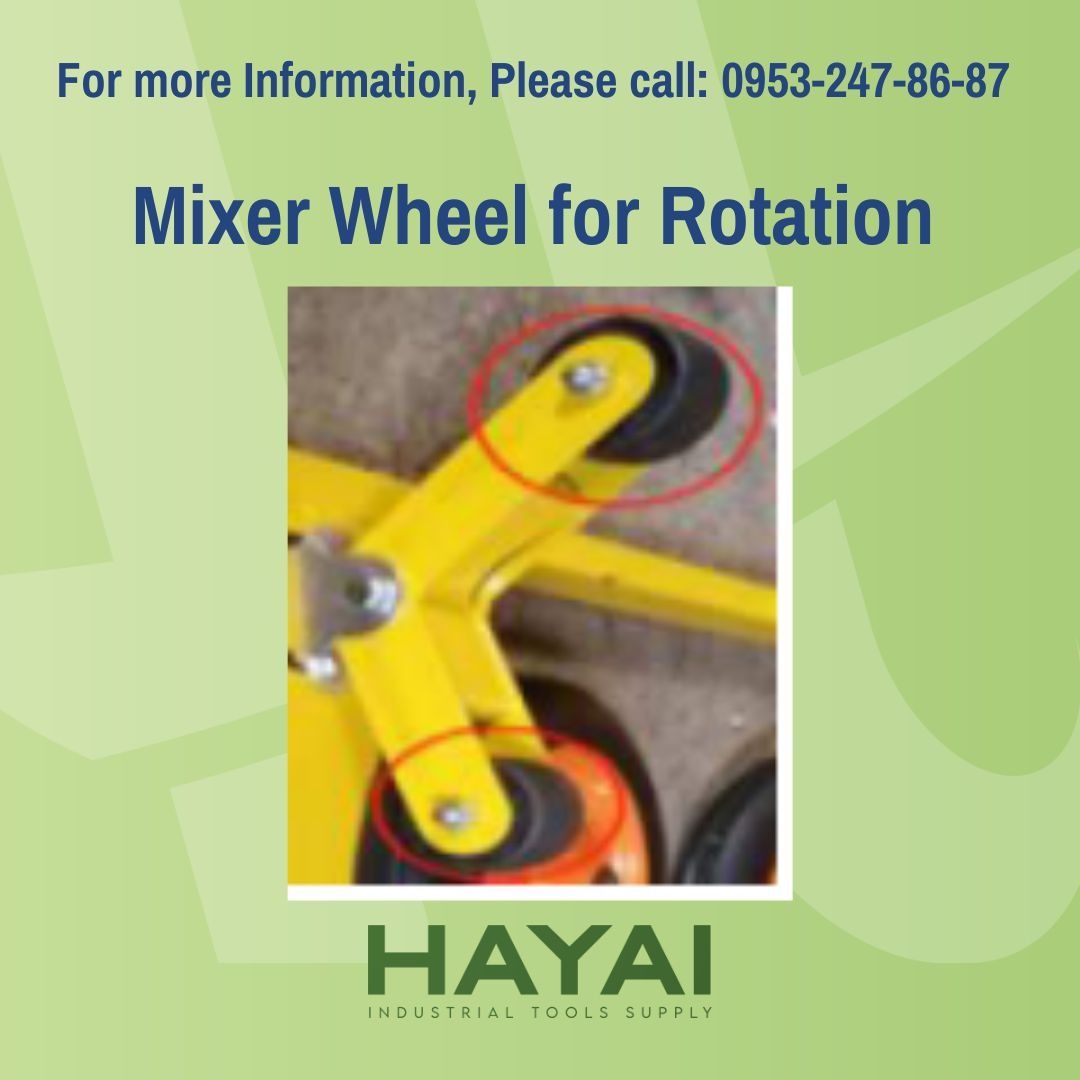 Mixer Wheel for Rotation, Commercial & Industrial, Construction Tools ...