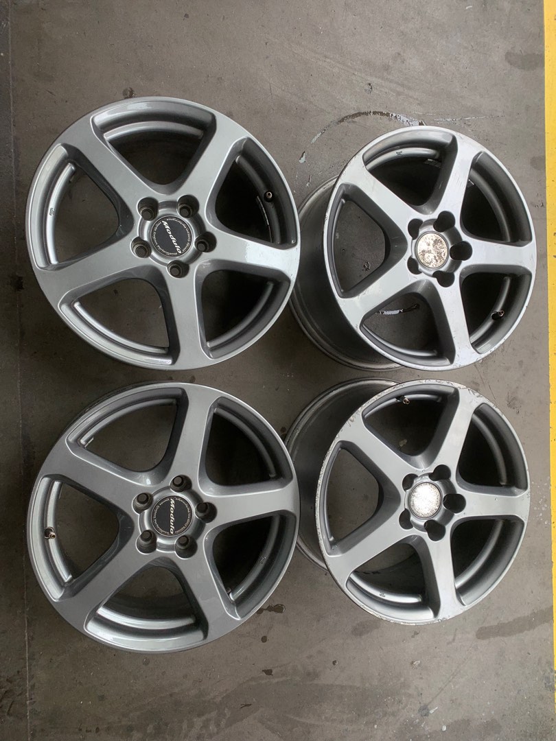 Modulo, Enkei rim, Car Accessories, Tyres & Rims on Carousell