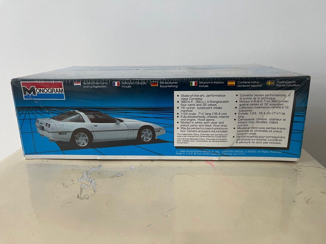 Monogram 1/24 Chevrolet Corvette ZR1 Model Kit, Hobbies & Toys, Toys ...