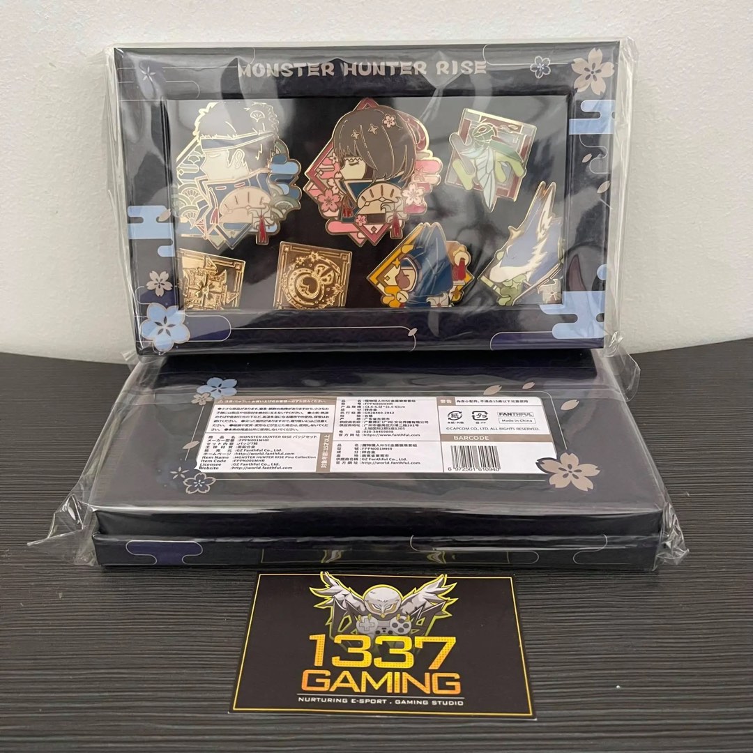 OFFICIAL MONSTER HUNTER RISE PIN COLLECTION, Hobbies & Toys ...