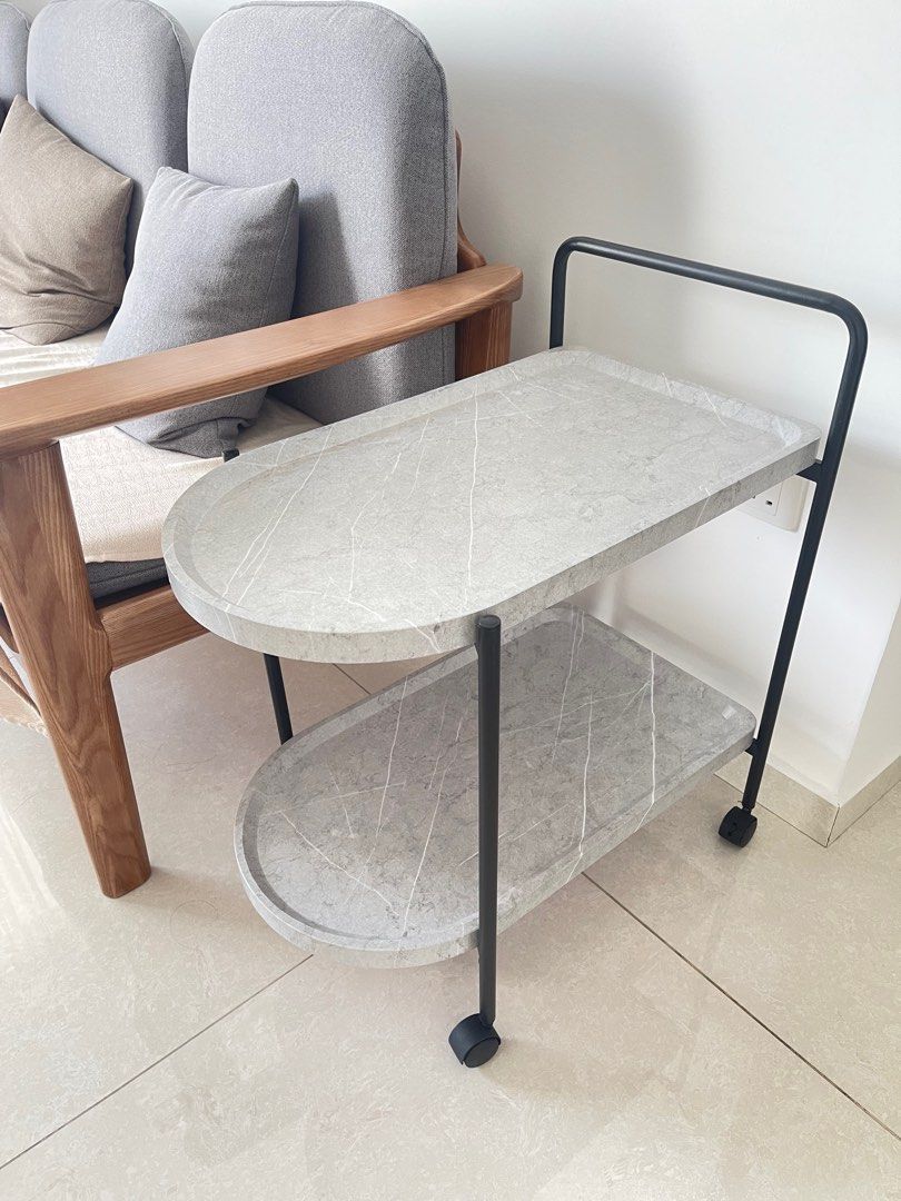 Movable side table, Furniture & Home Living, Furniture, Tables & Sets ...