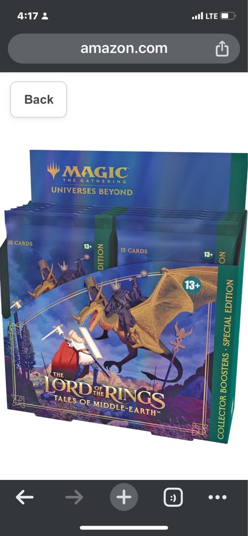 Mtg Magic: The Gathering The Lord of The Rings: Tales of Middle-Earth ...