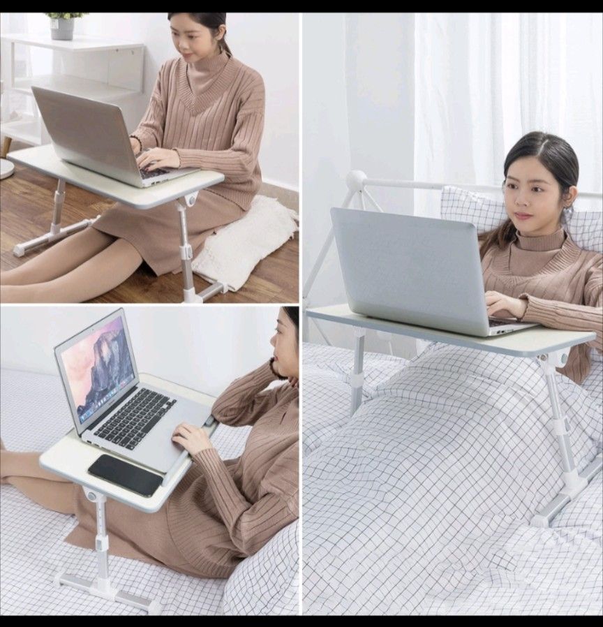 Multi purpose foldable laptop table / bed table, Furniture & Home ...