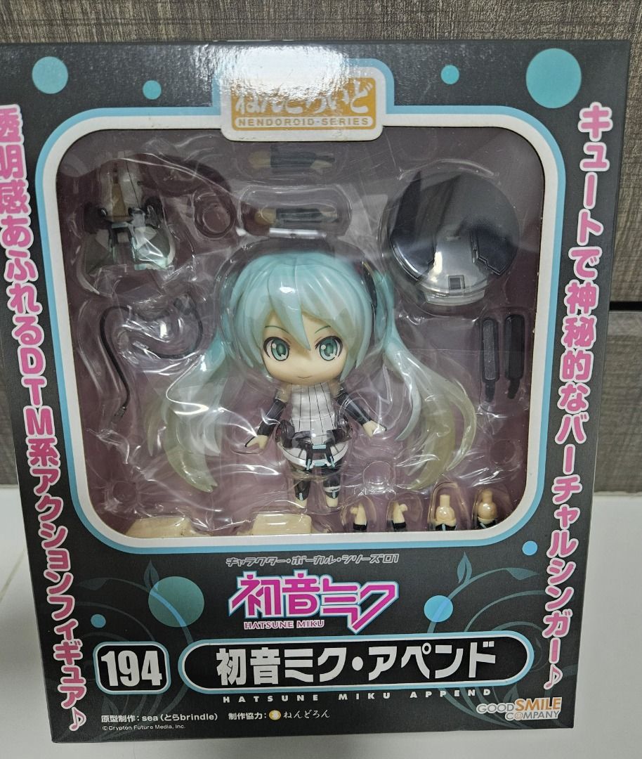 Nendoroid Hatune Miku: Append No.194, Hobbies & Toys, Toys & Games on ...