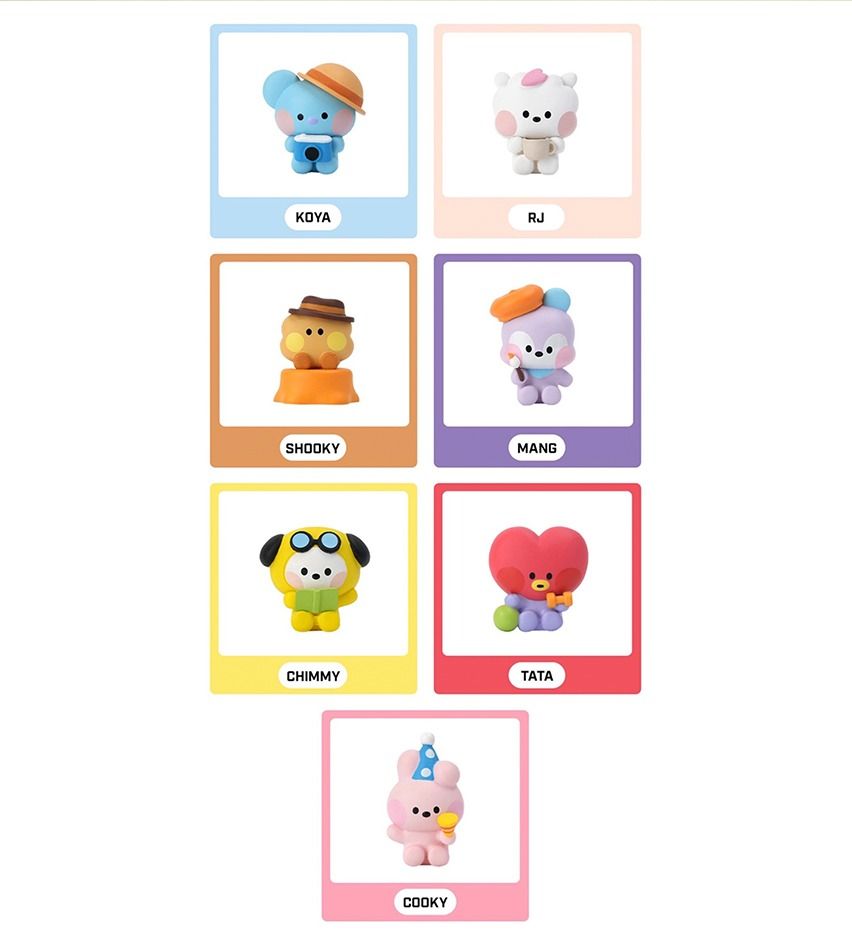 NEW BT21 x Royche Minini Monitor Figure ( bts koya rj shooky mang chimmy tata cooky ) ), Hobbies ...