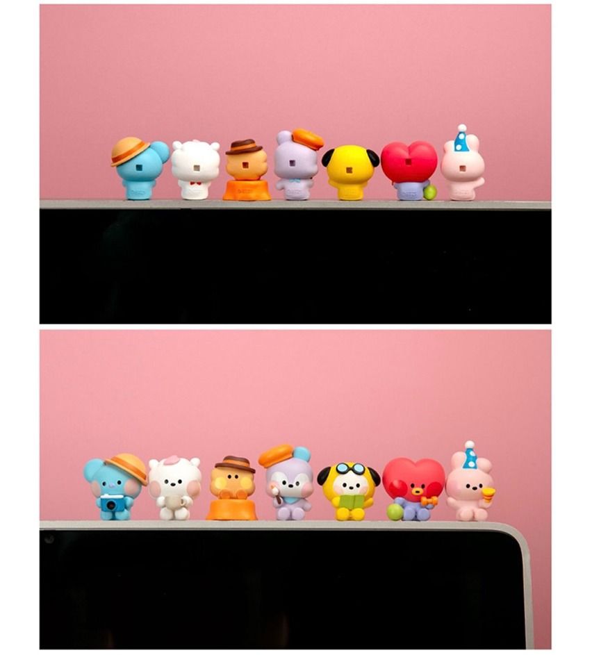 NEW BT21 x Royche Minini Monitor Figure ( bts koya rj shooky mang chimmy tata cooky ) ), Hobbies ...