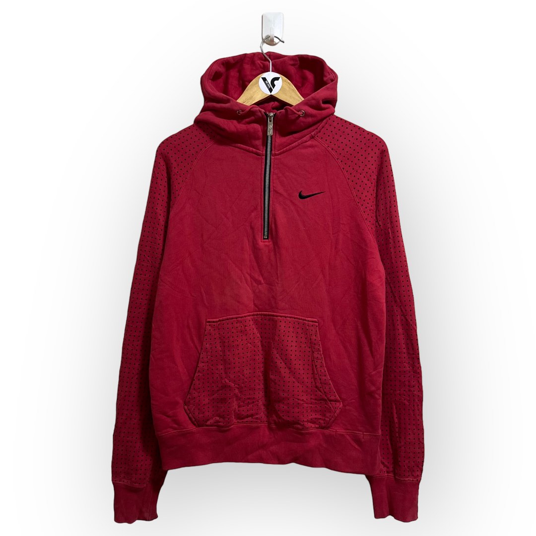 Nike Manchester United Red Hoodie, Men's Fashion, Tops & Sets, Hoodies ...