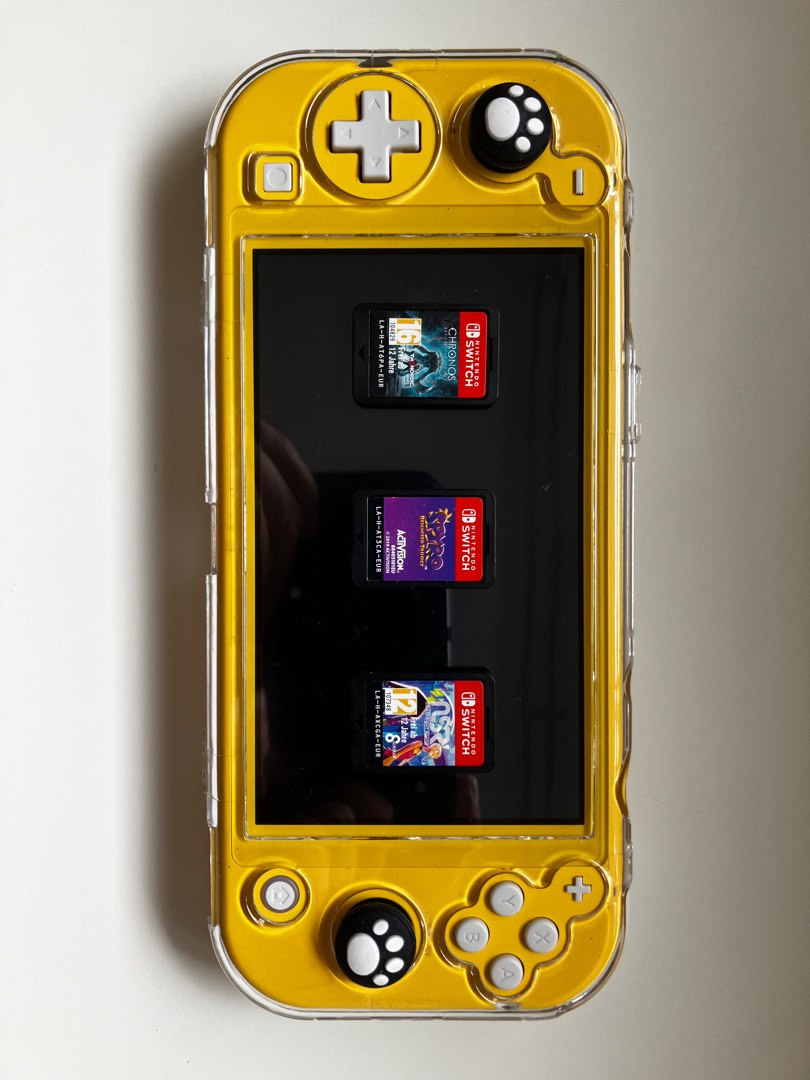 Nintendo Switch Lite YELLOW, Video Gaming, Video Game Consoles ...
