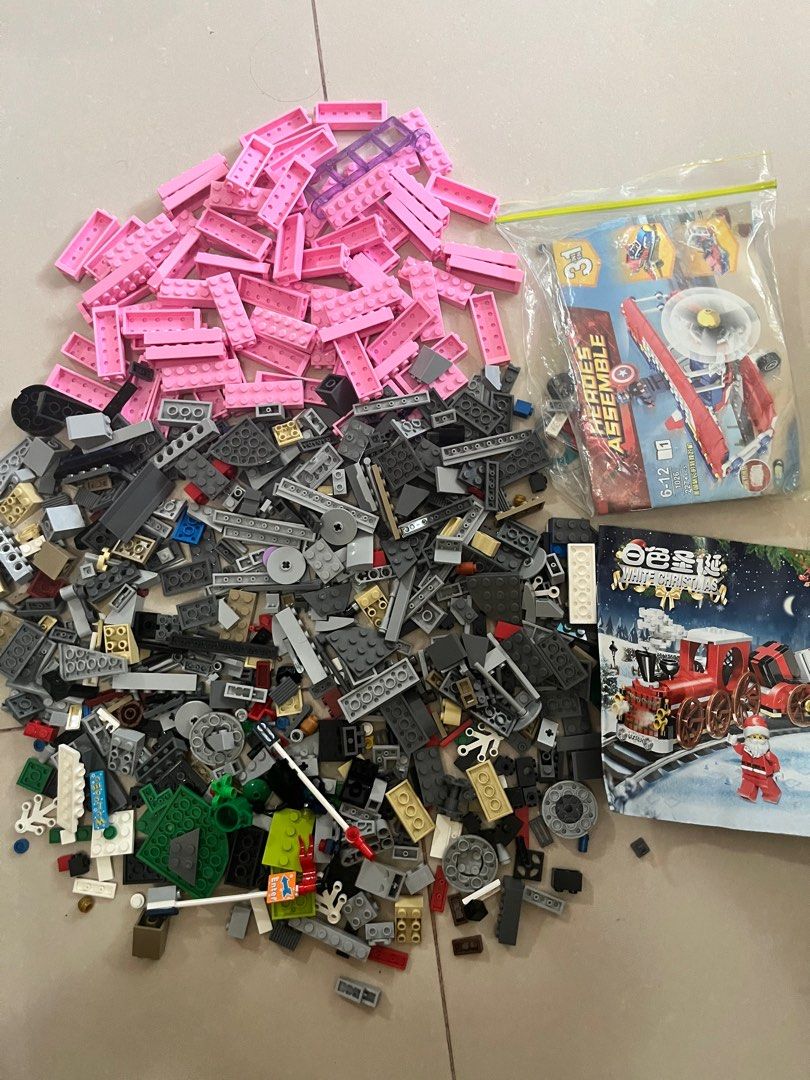 Non lego assorted parts and bricks, Hobbies & Toys, Toys & Games on ...