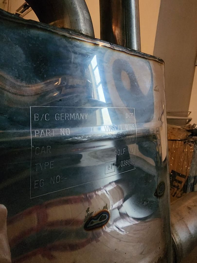 Oettinger Exhaust for Volkswagen Golf MK5, Car Accessories, Accessories ...