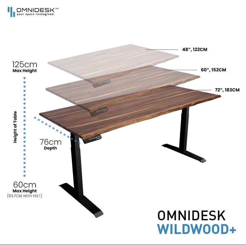 Omnidesk pro (Wildwood), Furniture & Home Living, Furniture, Tables ...