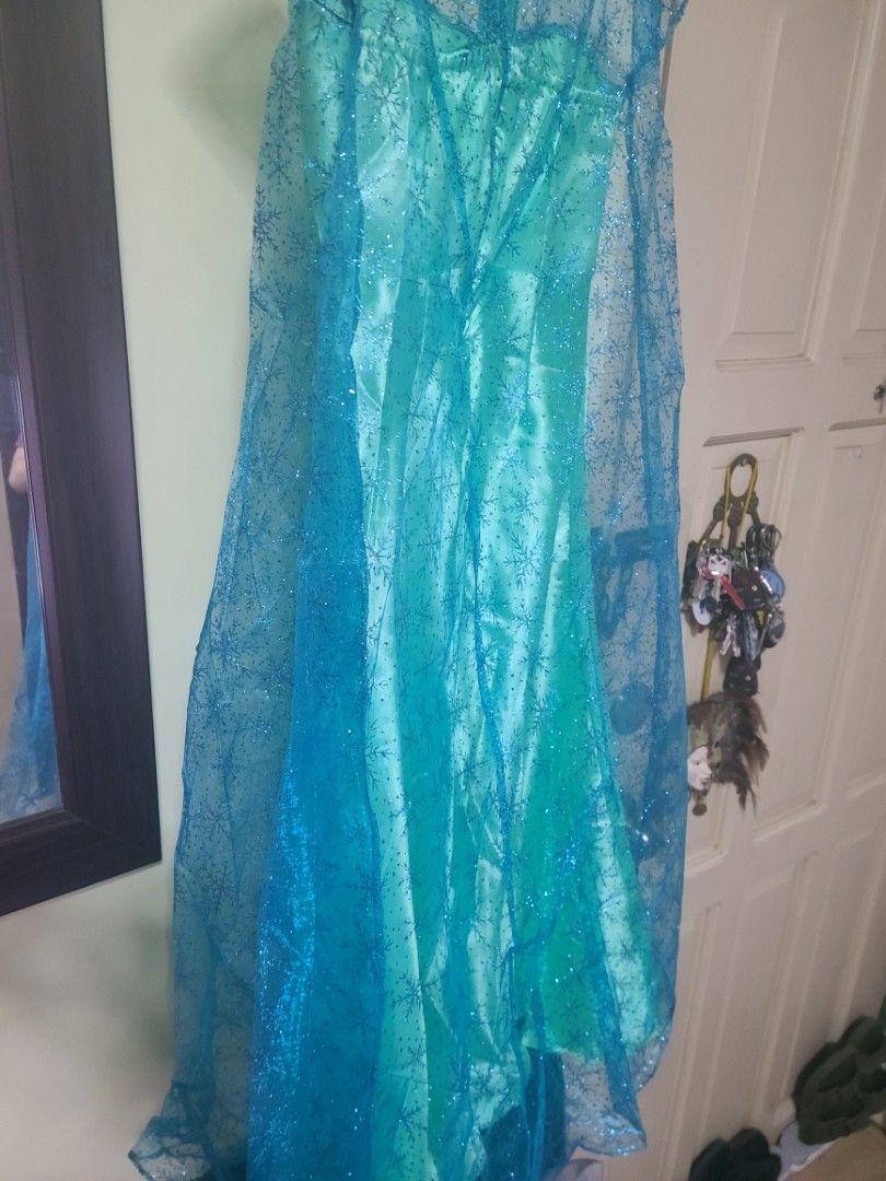 Original Disney Frozen fever Elsa dress gown, Babies & Kids, Babies ...
