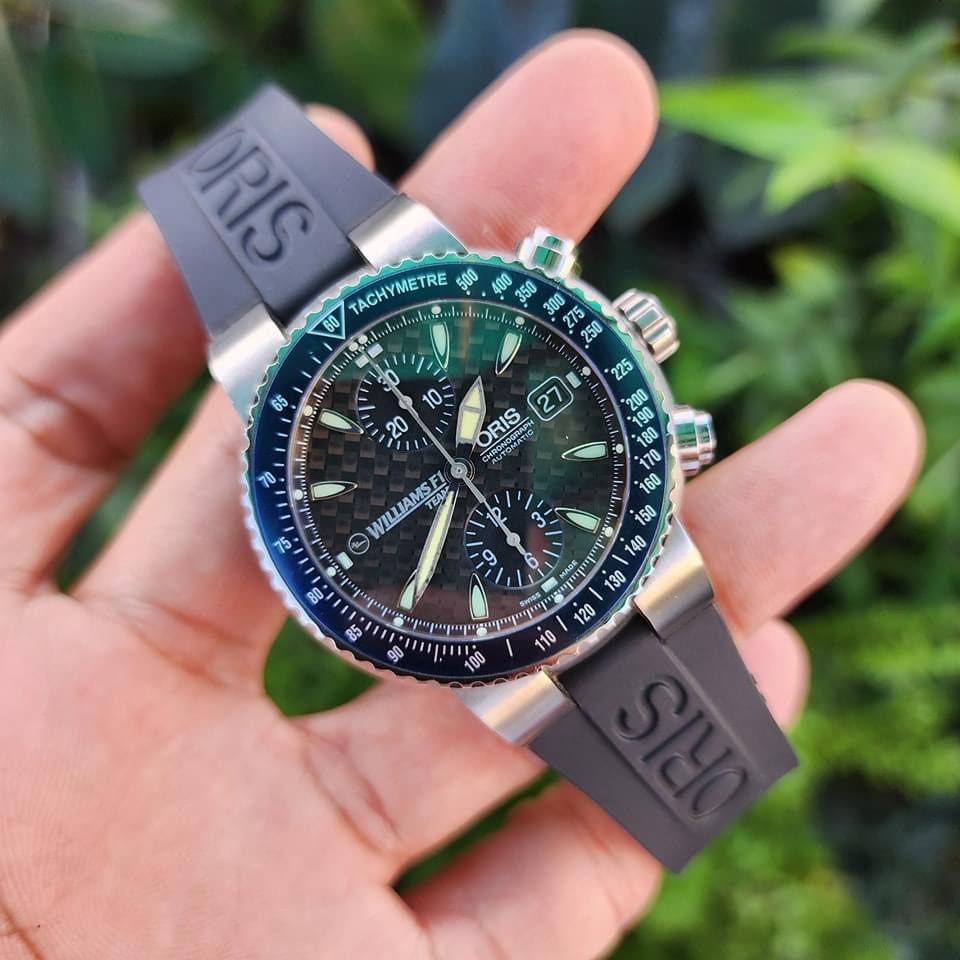 Oris BMW Williams F1 Team Chronograph Titanium Limited Edition, Men's ...