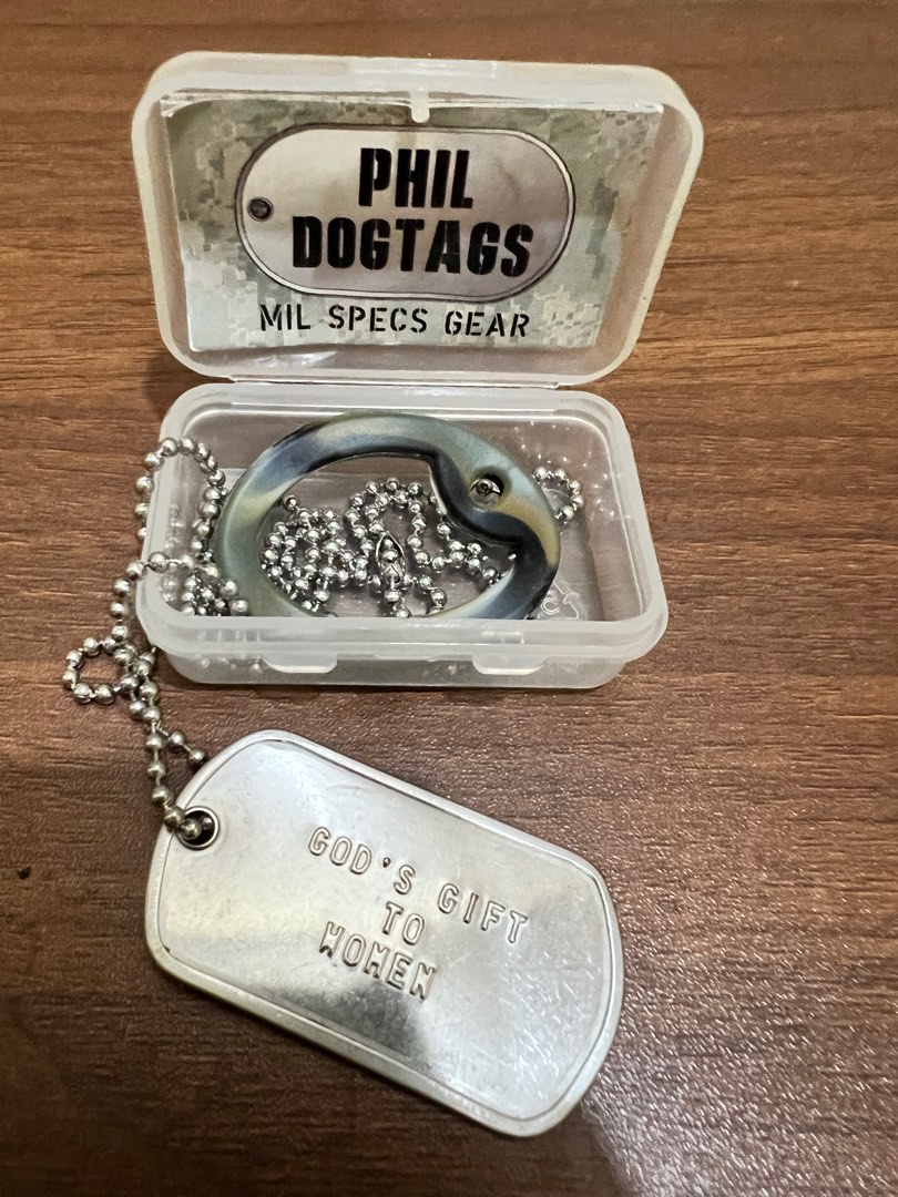 Phil Dog Tags, Men's Fashion, Watches & Accessories, Jewelry on Carousell