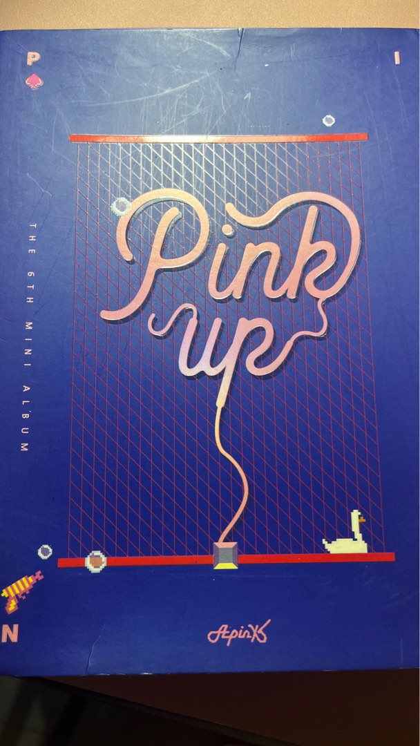 Pink Up 6th mini album Blue version (Apink), Hobbies & Toys, Music ...