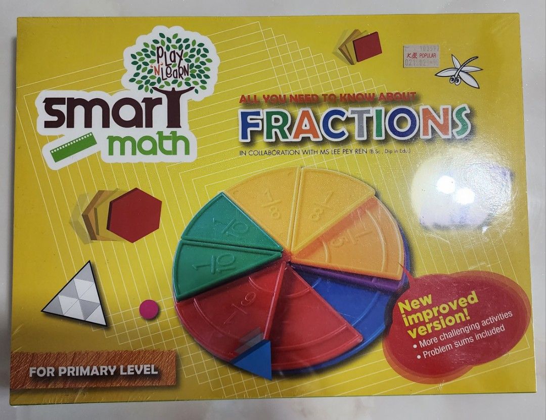 Play N Learn Smart Maths Fractions For Lower Primary Fun With Maths ...
