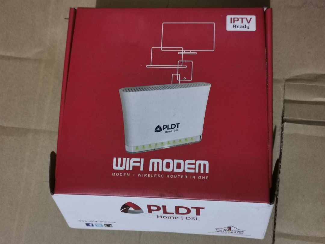 PLDT Home DSL Prolink Modem [PRS1241B], Computers & Tech, Parts & Accessories, Networking on ...