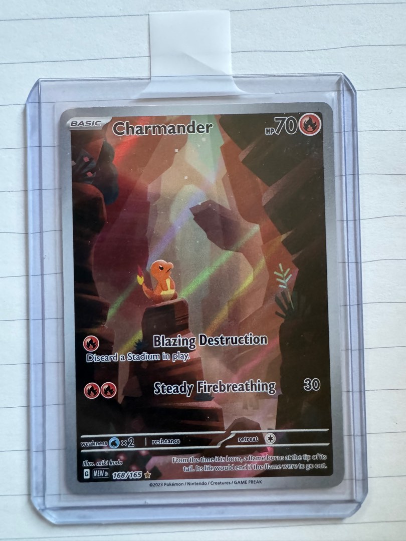 Pokemon 151 Charmander AR 168 English, Hobbies & Toys, Toys & Games on ...