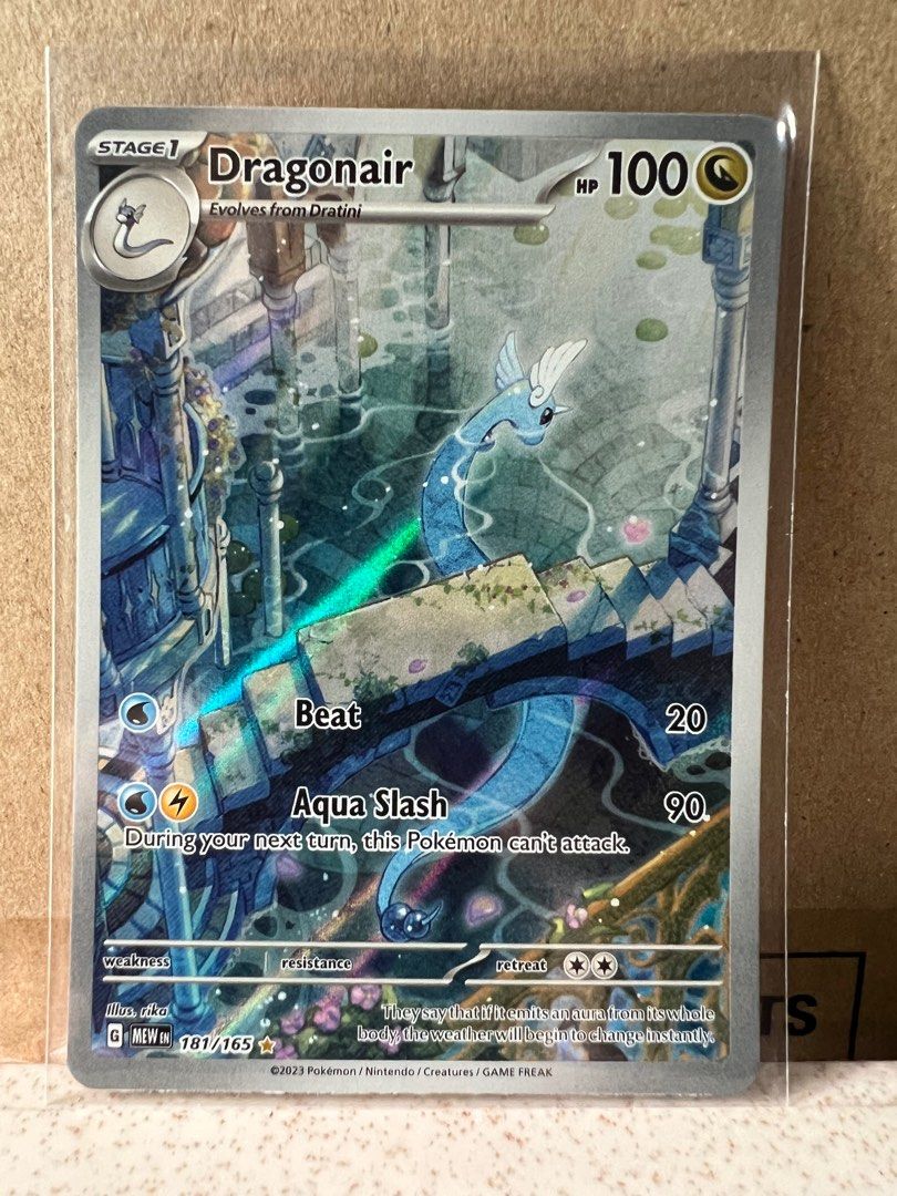 Pokemon 151 Dragonair IR, Hobbies & Toys, Toys & Games on Carousell