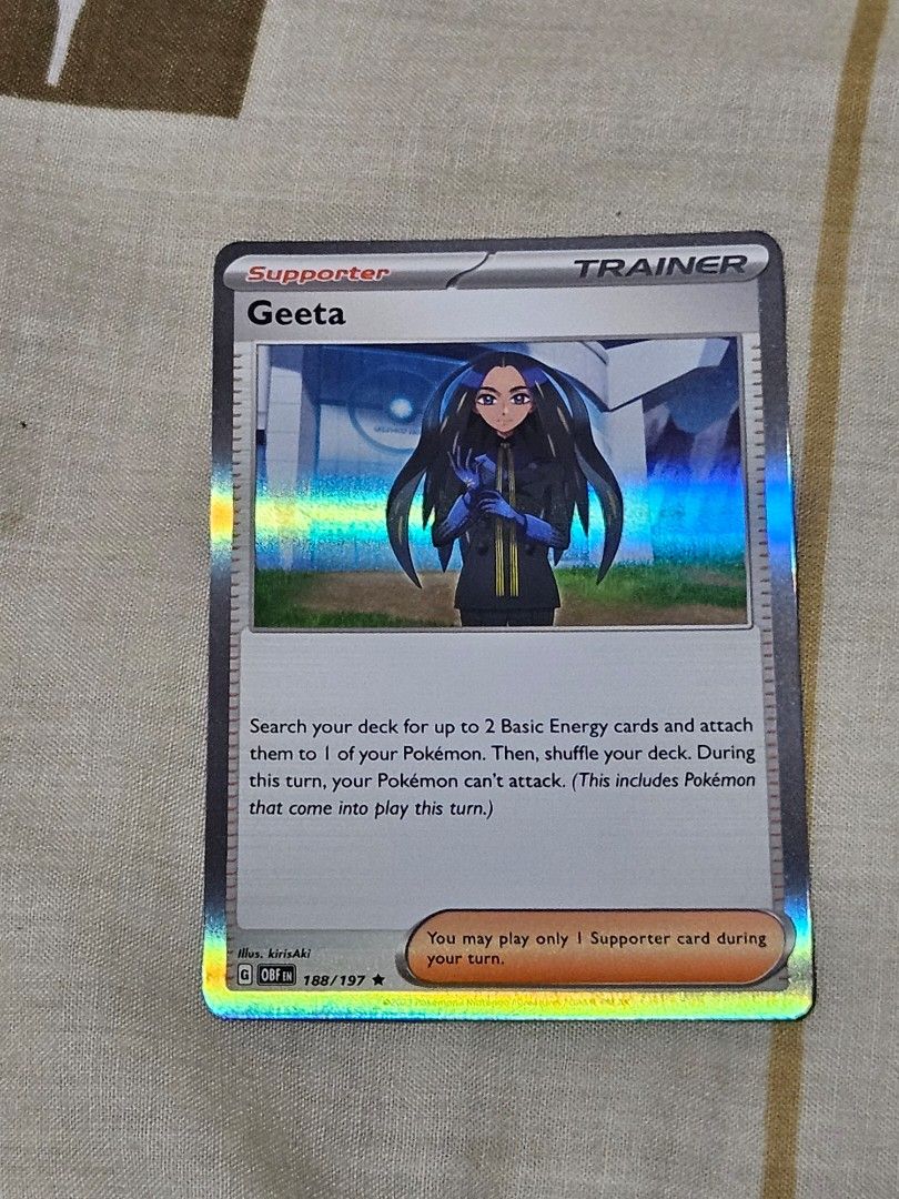 POKEMON CARD (GEETA), Hobbies & Toys, Toys & Games on Carousell