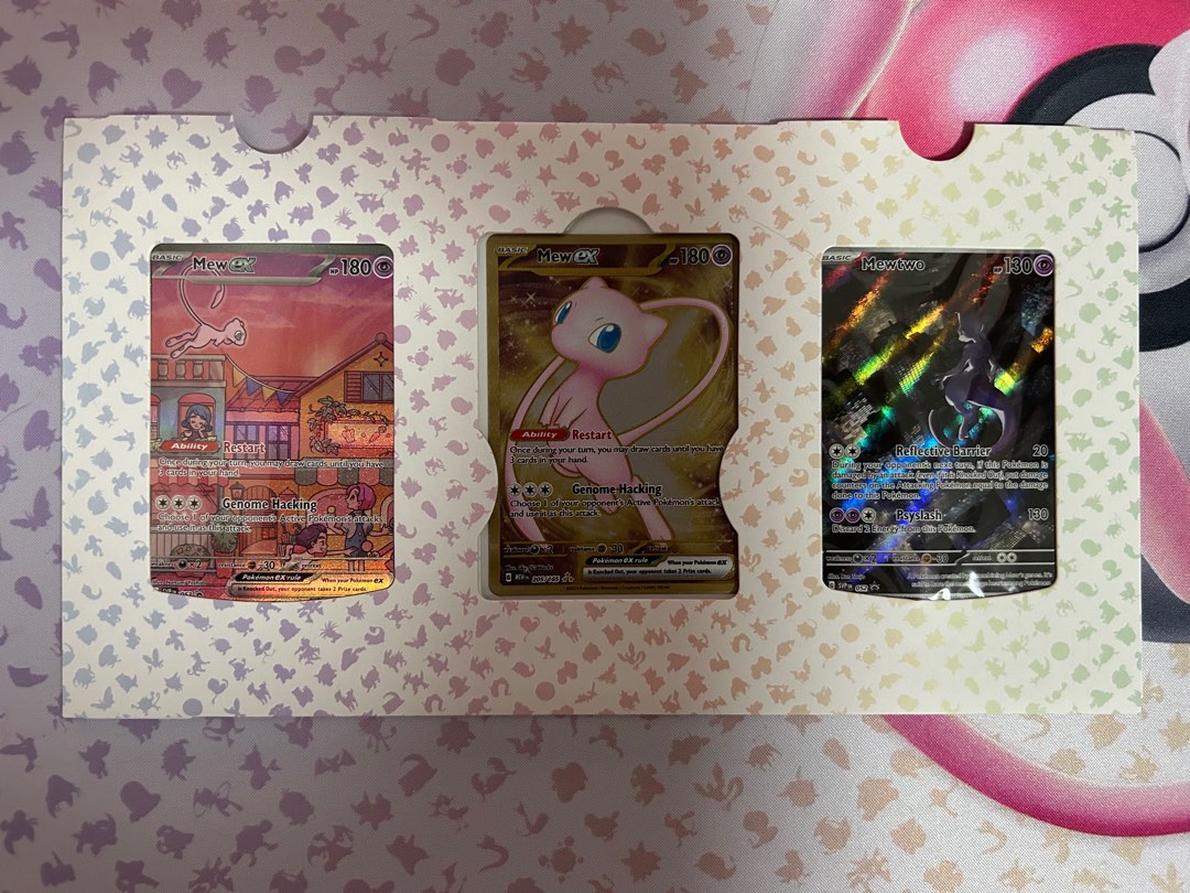 Pokemon cards 151 English UPC promo set 3 new mewtwo, Hobbies & Toys ...