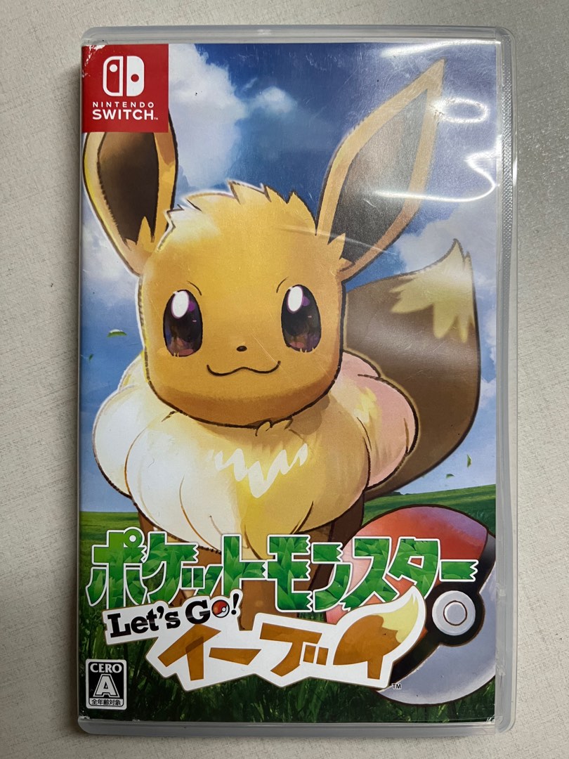 Pokemon Let's Go! Eevee - Nintendo Switch, Video Gaming, Video Games ...