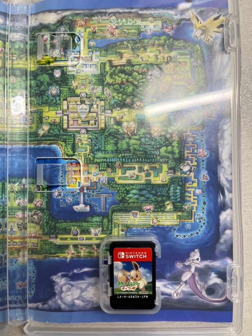 Pokemon Let's Go! Eevee - Nintendo Switch, Video Gaming, Video Games ...