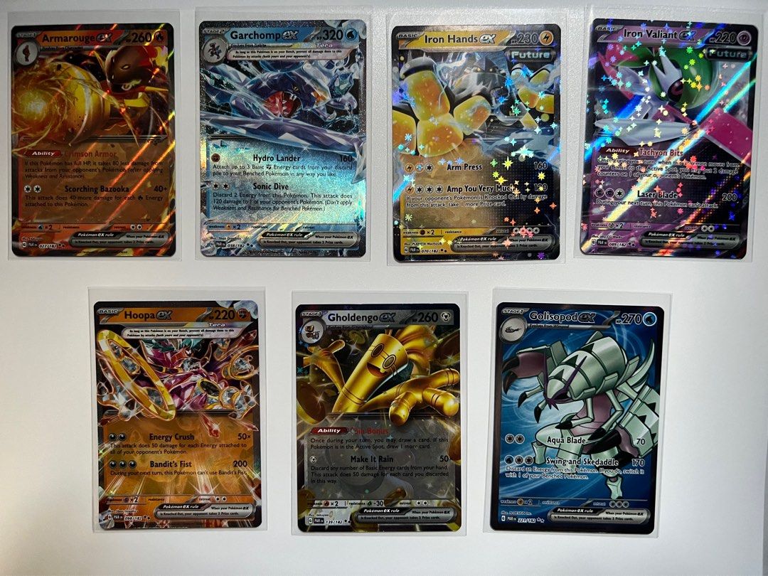 Pokemon Paradox Rift EX Cards - Armarouge, Garchomp, Iron Hand, Iron ...