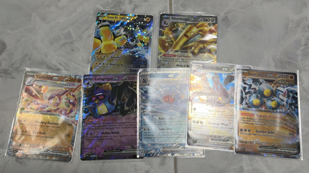 Pokemon TCG Paradox Rift SV04 Ex Cards - Iron Hands, Gholdengo ...