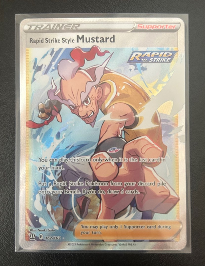 Pokemon Trainer Mustard Holofoil- Battle Styles (2021), Hobbies & Toys ...