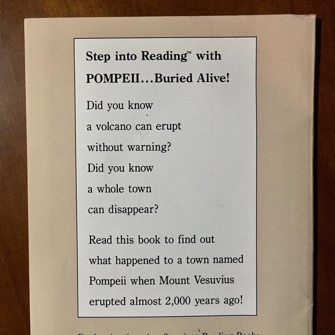 Pompeii.. Buride Alive! By Edith Kunhardt and Michael Eagle ...