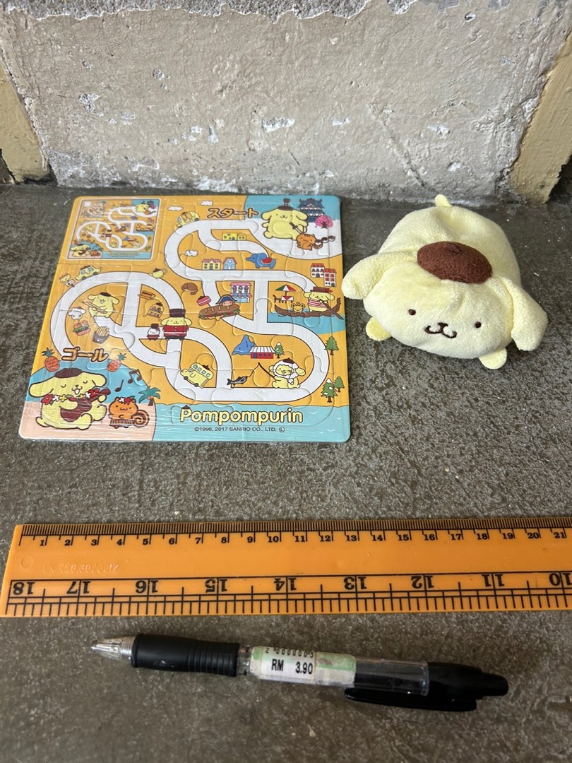 Pompompurin puzzle and toys set, Hobbies & Toys, Toys & Games on Carousell