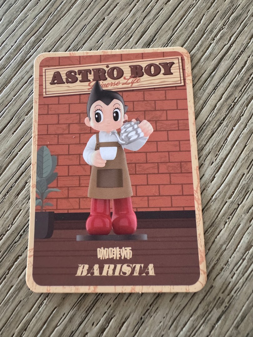 Popmart X Astro boy Diverse Life-Barista, Hobbies & Toys, Toys & Games ...