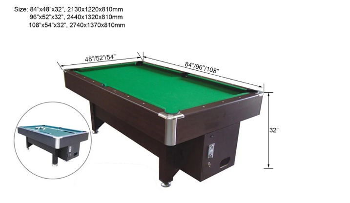 (PREORDER) DREAM'S SPORTS COIN OPERATED BILLIARD TABLE, Sports ...