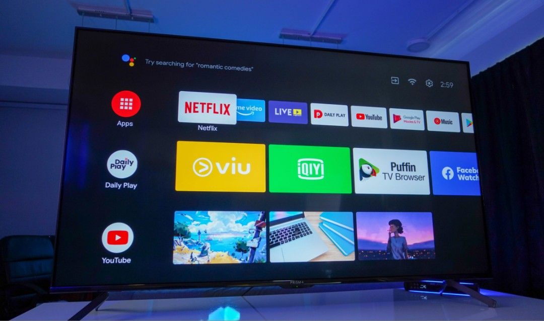 Prism+ Q55 Quantum Edition 55", TV & Home Appliances, TV ...