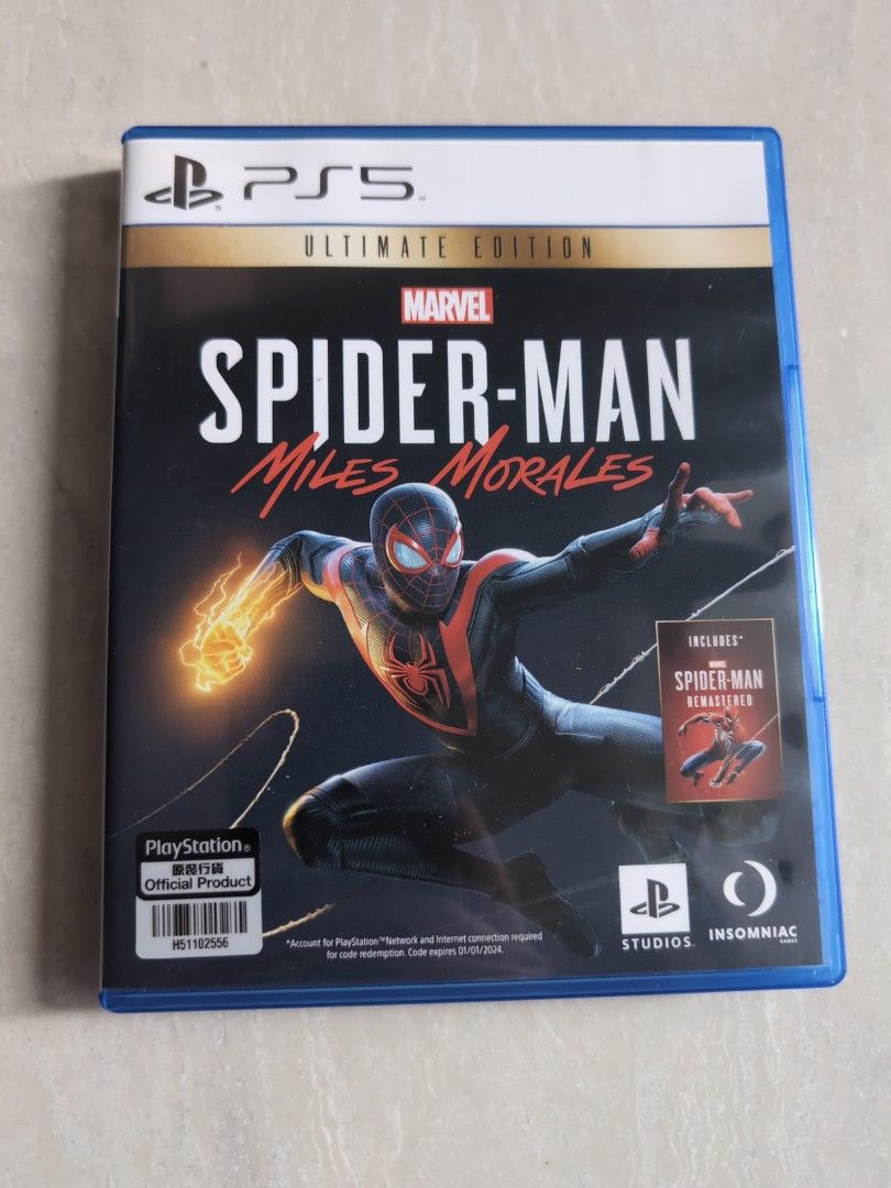 PS5 Miles Morales Ultimate Edition, Video Gaming, Video Games ...