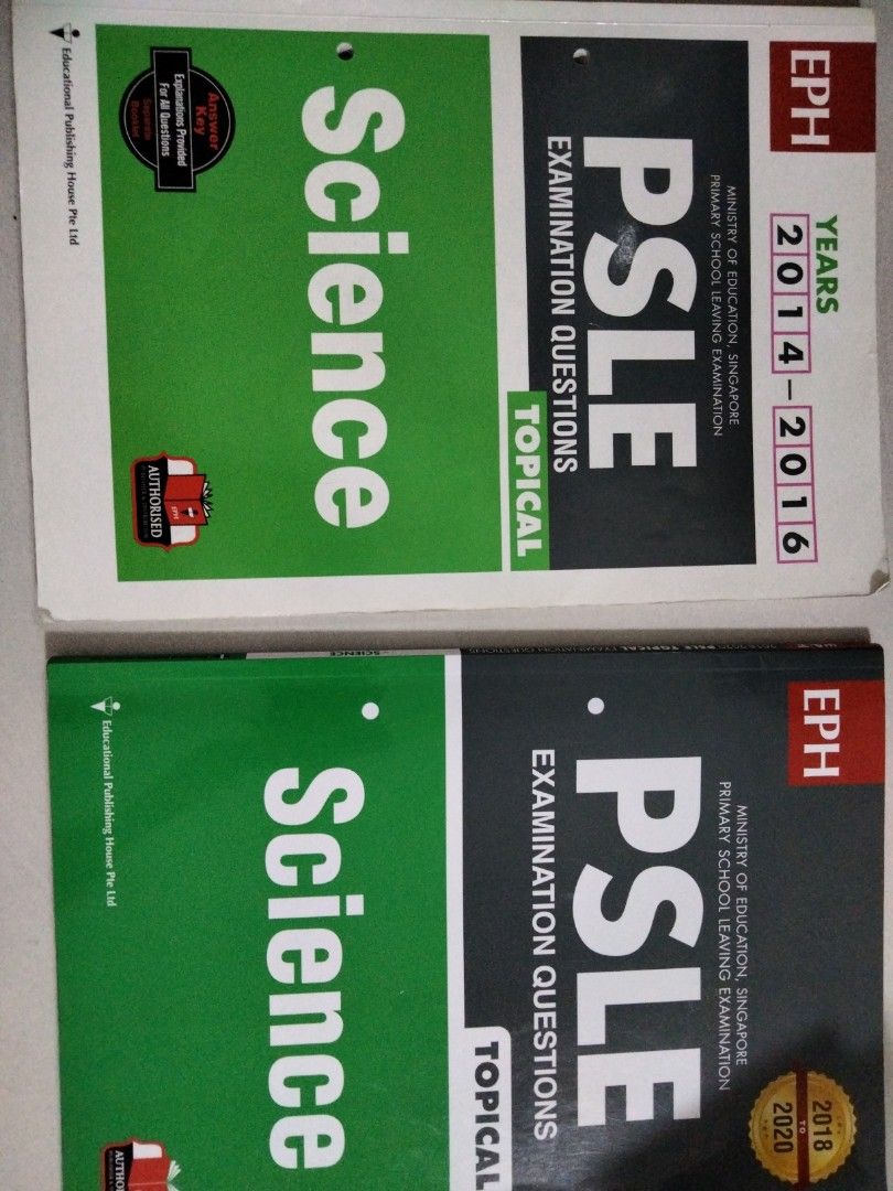 PSLE Topical Exam Papers (Science) Bundle, Hobbies & Toys, Books ...