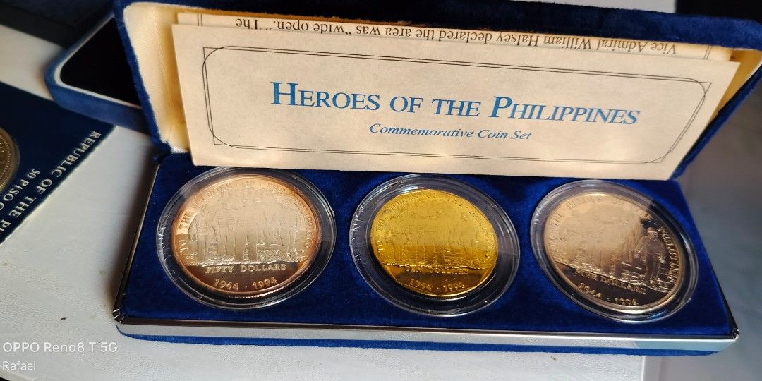 Ptpa Heroes of the Philippines Commemorative Coins Set // Complete box ...