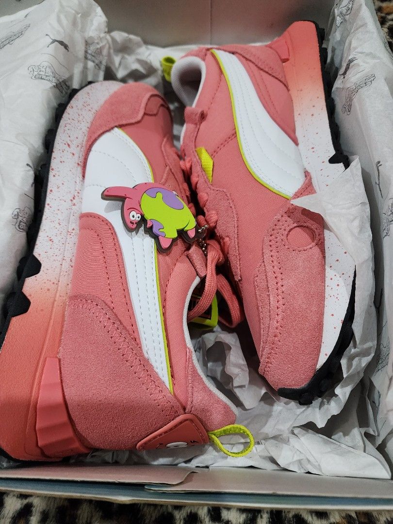 Puma Rider FV Spongebob Patrick Star, Women's Fashion, Footwear ...