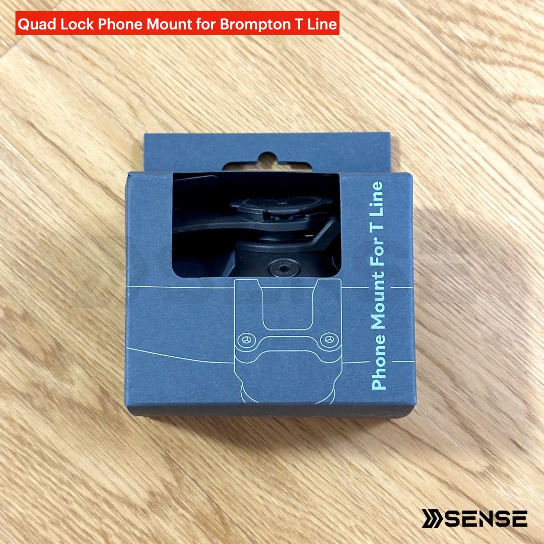 Quad Lock Phone Mount for Brompton T Line, Sports Equipment, Bicycles ...