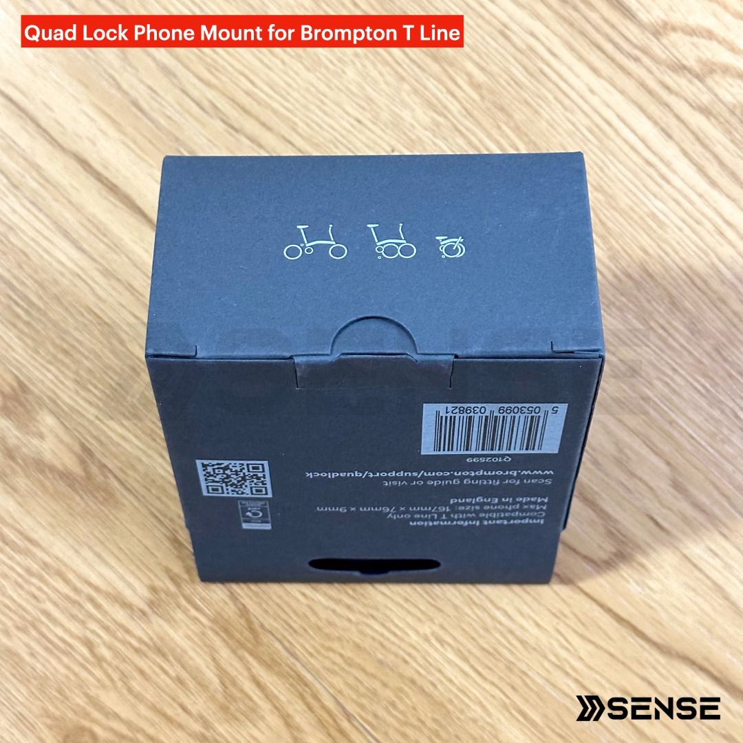 Quad Lock Phone Mount for Brompton T Line, Sports Equipment, Bicycles ...
