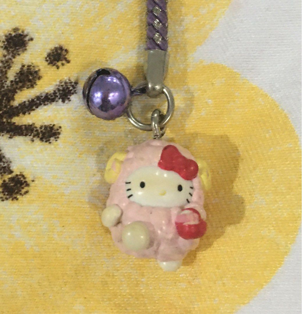 RARE 2006 original licensed pink sheep flower girl sanrio gotochi hello ...