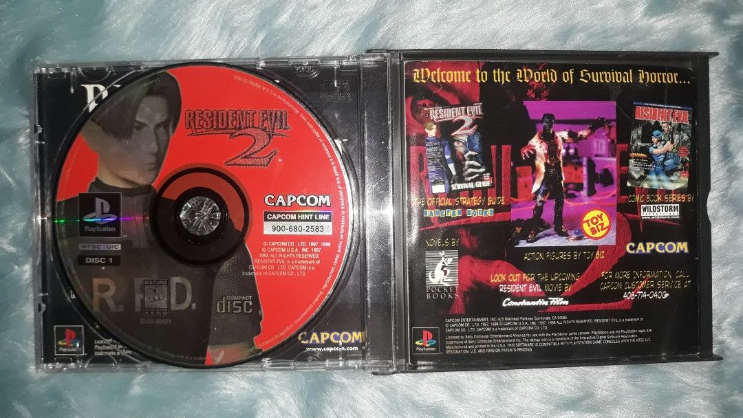 Rare PS1 Resident Evil 2 (CIB) 2 Discs NTSC-U/C Original Playstation 1 ...