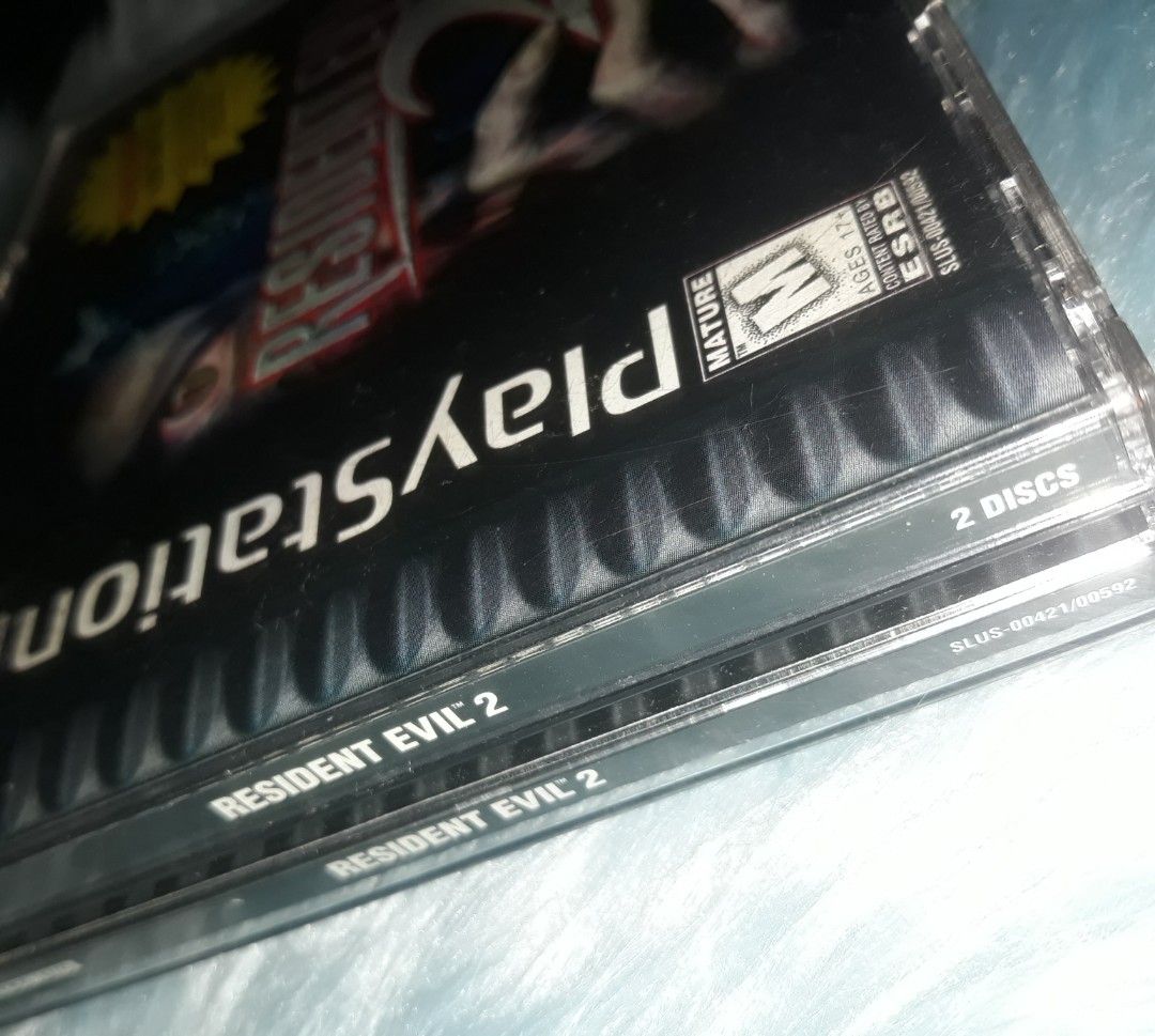 Rare PS1 Resident Evil 2 (CIB) 2 Discs NTSC-U/C Original Playstation 1 ...