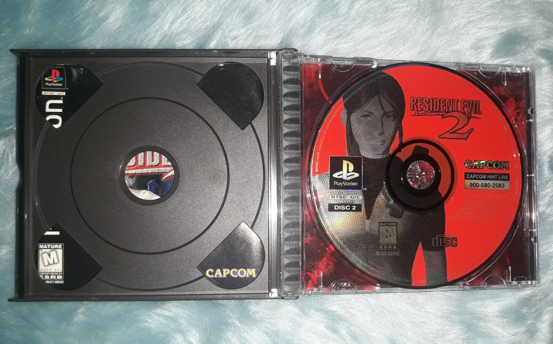 Rare PS1 Resident Evil 2 (CIB) 2 Discs NTSC-U/C Original Playstation 1 ...