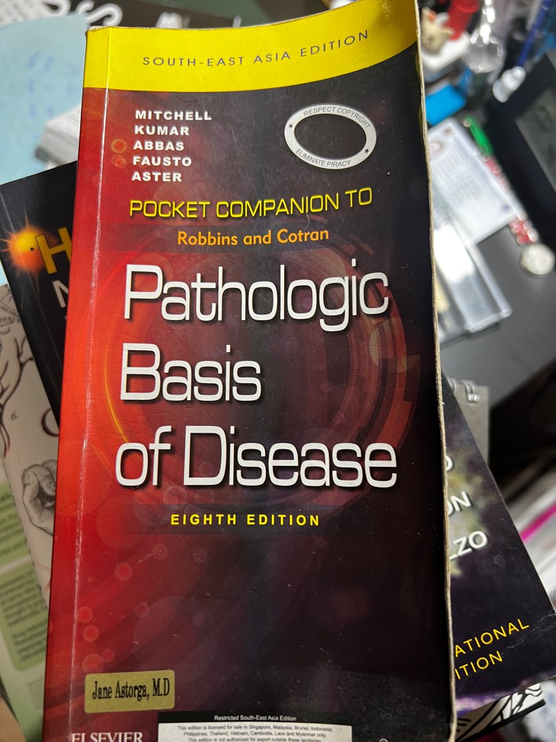 ROBBINS PATHOLOGIC BASIS OF DISEASE (BABY/POCKET EDITION), Hobbies ...