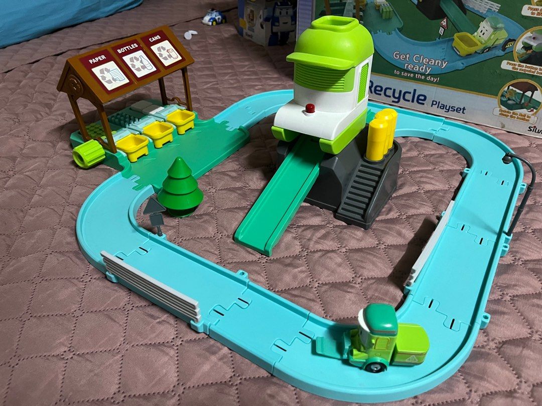 Robocar Poli Cleany Playset (silverlit), Hobbies & Toys, Toys & Games ...