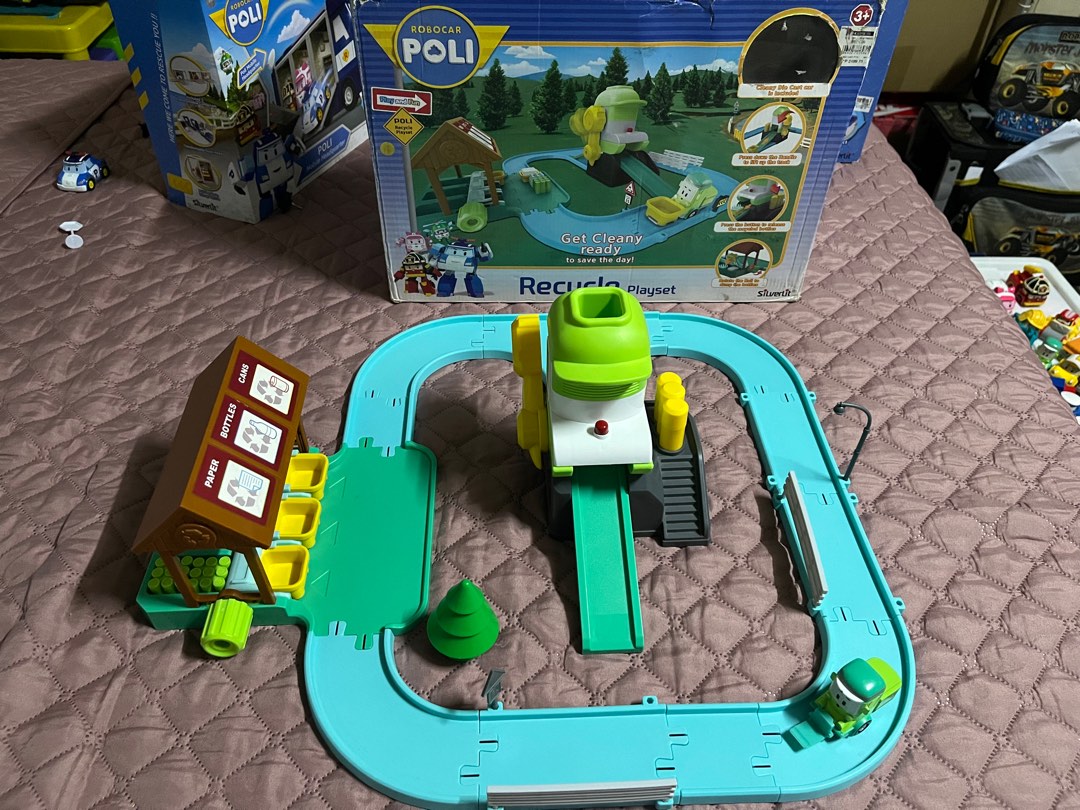 Robocar Poli Cleany Playset (silverlit), Hobbies & Toys, Toys & Games ...