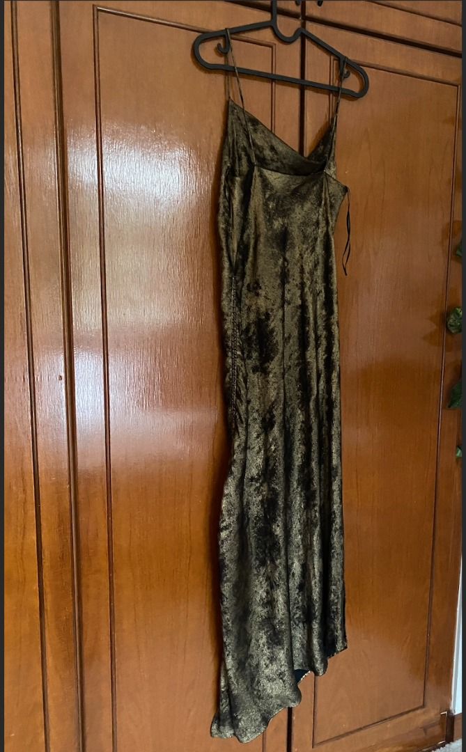 Rustic Gold Dress, Women's Fashion, Dresses & Sets, Evening dresses ...