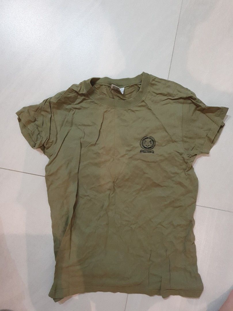 SAF Cotton Admin & SCS Pt Singlet, Men's Fashion, Activewear on Carousell